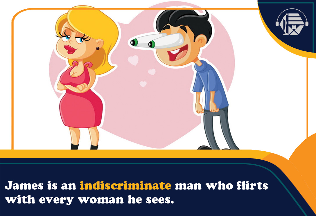 معنی Indiscriminate (کتاب 1100 واژه، هفتۀ 1، روز اول، لغت دوم) - هگزپاد